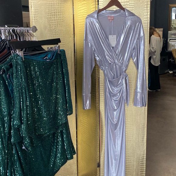 Show Me Your MuMu | Dresses | Show Me Your Mumu Silver Dress | Poshmark